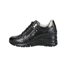 Nero Giardini Damen Sneaker "Nero Giardini Sneaker Leder", Gr. 40schwarz, Leder, Schuhe