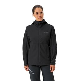 Vaude Damen Softshelljacke "WOMEN'S ALL YEAR ELOPE SOFTSHELL JACKET II", schwarz, Gr. 46, Obermaterial: 100% Polyester. Futter: 100% Polyester,