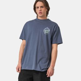 Santa Cruz Herren T-Shirt "BURNT OPUS OVRSZD T-SHIRT", blau, Gr. XXL, Obermaterial: 100% Baumwolle, Shirts