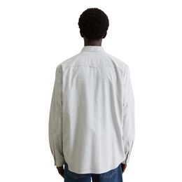 Marc O'Polo Herren Langarmhemd, wei&szlig;, Gr. XXL, MARC O'POLO DENIM, gestreift, Web, Obermaterial: 100% Baumwolle, Hemden