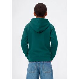 Champion Jungen Kapuzensweatshirt "Graphic Terry Hoodie", gr&uuml;n, Gr. S, Obermaterial: 54% Baumwolle, 46% Polyester, Sweatshirts, mit Kapuze, Langarm,