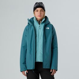 The North Face Damen 3-in-1-Funktionsjacke "W INLUX TRICLIMATE - EU", blau, Gr. S, Obermaterial: 100% Polyester, Jacken, f&uuml;r verschiedene