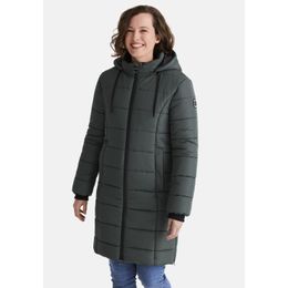 STOOKER WOMEN Damen Wintermantel "JULIA Mantel mit Kapuze", gr&uuml;n, Gr. L, 100% Polyester, M&auml;ntel, Outdoormantel figurumspielend gef&uuml;ttert Kapuze f&uuml;r