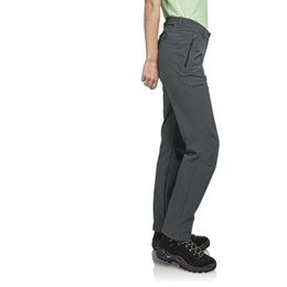 Sch&ouml;ffel SCH&Ouml;FFEL Damen Outdoorhose "Pants Engadin1", grau, Gr. 36, Obermaterial: 89% Nylon, 11% Elasthan, Hosen, mit Rei&szlig;verschluss und 1-Knopf-Form,