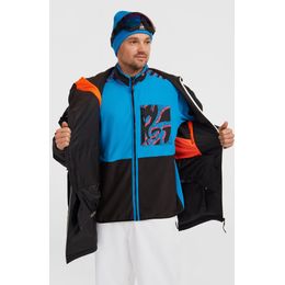 O`Neill O'NEILL Herren Skijacke "FWC'PLAY ASYMMETRIC SNOW JACKET"schwarz out, Gr. S, Obermaterial: 100% Polyester. Futter: 100% Polyester. Wattierung: 100%
