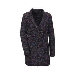 GOLDNER Damen Strickjacke "Kurzgr&ouml;&szlig;e Strickjacke in kaschierender L&auml;nge", bunt, Gr. 20, Obermaterial: 97% Polyacryl PAN. 3% metallisierte Fasern