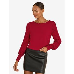 Love & Roses Pullover Damen Gr&ouml;&szlig;e M rot