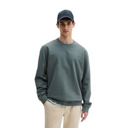 Marc O'Polo MARC O'POLO Herren Sweatshirt, gr&uuml;n, Gr. L, Sweatware, Obermaterial: 100% Baumwolle, Sweatshirts, regular fit mit Logoprint auf der R&uuml;ckseite