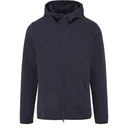 MisterTee Herren Sweatjacke "MisterTee Basic Hooded Zipper", blau, Gr. L, unifarben, 80% Baumwolle, 20% Polyester, Sweatjacken