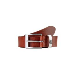 Lerros Herren Lederg&uuml;rtel "G&uuml;rtel mit Metallelementen", braun, Gr. 85, Leder, G&uuml;rtel