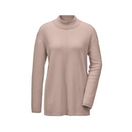 GOLDNER Damen Strickpullover "Kuschelweicher Kaschmirpullover mit Kragen", beige, Gr. 46, Obermaterial: 100% Kaschmir WS., Pullover, Dekorative Naht