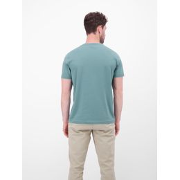 Lerros Herren T-Shirt "T-Shirt mit Rundhalsausschnitt", gr&uuml;n, Gr. M, 100% Baumwolle, Shirts, Herren Shirt aus 100% Baumwolle, einfarbig,