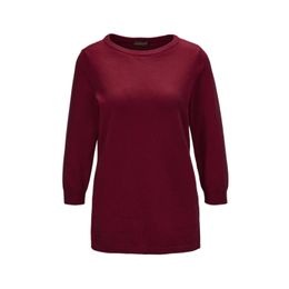 GOLDNER Damen Strickpullover "Kurzgr&ouml;&szlig;e Pullover aus hochwertigem Garn", blau, Gr. 19, Obermaterial: 95% Baumwolle CO. 5% Kaschmir WS., Pullover, Ohne