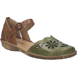 Josef Seibel Damen Sandale "Rosalie 04, khaki-kombi", Gr. 36, gr&uuml;n, Obermaterial: 100% Rindsleder Leather cow., Schuhe