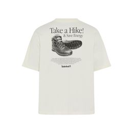 Timberland Herren T-Shirt "TAKE A HIKE BACK GRAPHIC SS TEE", wei&szlig;, Gr. XXXL, Obermaterial: 100% Baumwolle, Shirts, Kurzarm-Design, aus Baumwolle