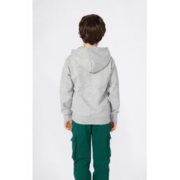 Champion Jungen Kapuzensweatshirt "SPORTWEAR HOODIE Standard Fit", grau, Gr. M, Obermaterial: 54% Baumwolle, 46% Polyester, Sweatshirts, f&uuml;r Kinder,