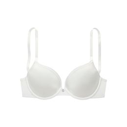 s.Oliver Damen Push-up-BH "Schalen-BH, B&uuml;gel-BH, T-Shirt-BH, Elina", Gr. 85, wei&szlig;, Microtouch, Obermaterial: 60% Polyamid, 35% Polyester, 5%