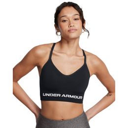 Under Armour Damen Sport-BH "VANISH SEAMLESS LOW BRA", Gr. M, schwarz, Web, Obermaterial: 88% Polyester, 12% Elasthan, unifarben, BHs, f&uuml;r