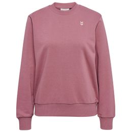 Hummel Damen Sweatshirt "HMLPULSE W SWEAT CREWNECK"wistful mauve, Gr. XS, Obermaterial: 60% Baumwolle, 40% Polyester, Sweatshirts, normale Passform,