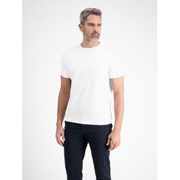 Lerros Herren T-Shirt "Klassisches Rundhals T-Shirt", wei&szlig;, Gr. M, 100% Baumwolle, Shirts