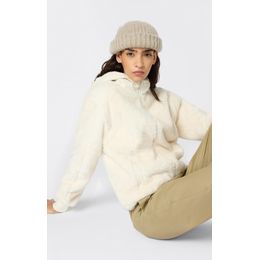 Champion Damen Fleecejacke "Polar Full Zip Hoodie", wei&szlig;, Gr. M, Obermaterial: 60% Polyester, 40% Baumwolle, Jacken, 1-teiliges Design, aus Polyester