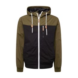 ABOUT YOU Jacke 'Lenny' Herren Gr&ouml;&szlig;e M khaki / schwarz