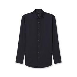 OLYMP Herren Businesshemd "OLYMP No. Six, Super Slim, Royal Kent"schwarz, Gr. 41, 97% Baumwolle, 3% Elastolefin, Hemden