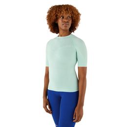 Bauerfeind Damen Funktionsshirt "COMPRESSION SHIRT SHORT SLEEVE", blau, Gr. XL, Obermaterial: 90% Polyamid, 10% Elasthan, Shirts