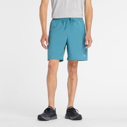 New Balance Herren Laufshorts "SPORT ESSENTIAL SHORT 7"big teal, Gr. XXL, Stoff, Obermaterial: 100% Polyester, Hosen, mit feuchtigkeitsabweisender