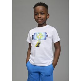 Kidsworld Jungen T-Shirt "STAR WARS: YODA - Disney Shirt"wei&szlig;, Gr. 92, bedruckt, Single Jersey, Obermaterial: 100% Baumwolle, Shirts, YODA Shirt,
