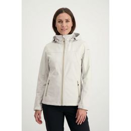 Icepeak Damen Softshelljacke "BOISE", wei&szlig;, Gr. 40, Obermaterial: 100% Polyester, Jacken, wasserabweisendes Material, atmungsaktiv, Wassers&auml;ule 8000