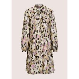 Madeleine Mode MADELEINE Damen Sommerkleid "Kleid Flie&szlig;endes Design mit Animal-Print", schwarz, Modern, Gr. 38, Obermaterial: 100% Polyester PES., Kleider,