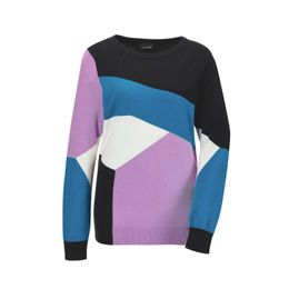GOLDNER Damen Rundhalspullover "Kurzgr&ouml;&szlig;e Strickpullover", schwarz, Gr. 25, Obermaterial: 50% Viskose CV. 28% Polyester PES. 22% Polyamid PA.,
