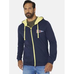 Jan Vanderstorm Herren Kapuzensweatjacke "Sweatjacke JABBE", blau, Gr. L, Obermaterial: 100% Baumwolle CO., Sweatjacken