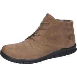 Waldl&auml;ufer WALDL&Auml;UFER Herren Schn&uuml;rboots "HECTOR", Gr. 11,5schlamm, Nubukleder, unifarben, Schuhe, High Top Sneaker, Stiefelette, Casual-Boots in Komfortweite H