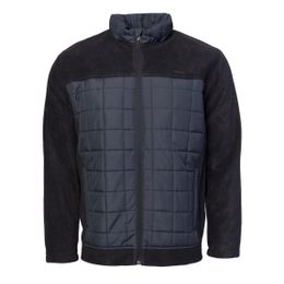Herren Outdoorjacke "Matmix Fleecejacke", blau, Gr. XL, HERO by John Medoox, angeraute Sweatware, 100% Polyester, Jacken, Sweatjacke Sport
