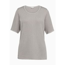 GOLDNER Damen Rundhalspullover "Kurzgr&ouml;&szlig;e Pflegeleichter Pullover in hochwertiger Rippenstruktur", beige, Gr. 25, Obermaterial: 65% Polyacryl PAN.