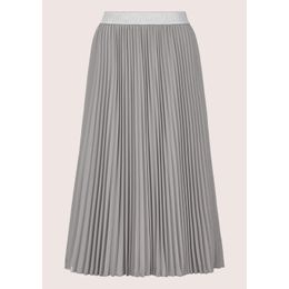 Madeleine Mode MADELEINE Damen Midirock "Plisseerock Eleganter Faltenrock in Midil&auml;nge", grau, Modern, Gr. 42, Obermaterial: 100% Polyester PES., R&ouml;cke, Faltenrock