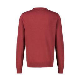Lerros Herren Strickpullover "Herren Strickpullover aus Baumwolle mit Crewneck Ausschnitt", rot, Gr. XL, 100% Baumwolle, Pullover, Weicher