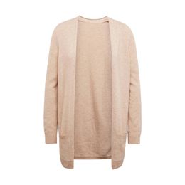 GOLDNER Damen Strickjacke "Kurzgr&ouml;&szlig;e Langarm Feinstrick-Cardigan", beige, Gr. 23, Obermaterial: 100% Kaschmir WS., Strickjacken, Ohne