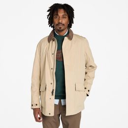 Timberland Herren Funktionsmantel "Waterproof Cotton Barn Coat"safari, Gr. L, Obermaterial: 72% Baumwolle, 28% Polyacryl, M&auml;ntel, aus Baumwolle und