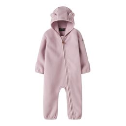 name it M&auml;dchen Fleeceoverall "NBNMEEKO SUIT SOLID", Gr. 50keepsake lila, Fleece, Obermaterial: 100% Polyester, unifarben, Overalls
