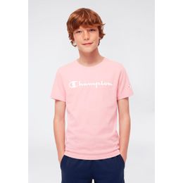 Champion Jungen T-Shirt "SPORTWEAR T-SHIRT Standard Fit"slp, Gr. L, Obermaterial: 100% Baumwolle, Shirts, Kurzarm, f&uuml;r Kinder, aus Baumwolle,