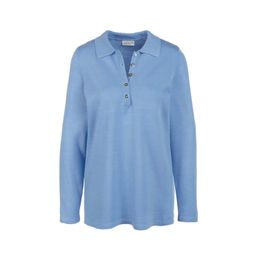 GOLDNER Damen Strickpullover "Glattstrickpullover mit Hemdkragen", lila, Gr. 52, Obermaterial: 100% Polyacryl PAN., Pullover, Vielseitig kombinierbar