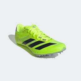 Damen Laufschuh "ADIZERO SPRINTSTAR SPIKE", adidas Performance, Gr. 43, gr&uuml;n, Synthetik, Textil, Schuhe, Leichtathletik-Schuh