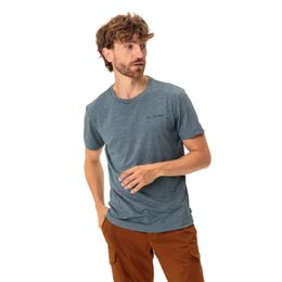 Vaude Herren Funktionsshirt "Men's Essential T-Shirt", grau, Gr. M, Obermaterial: 100% Polyester, Shirts, mit Rundhalsausschnitt, unifarben, schnell