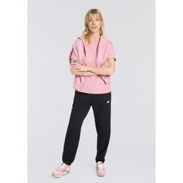 New Balance Damen Jogginghose "SPORT ESSENTIALS FRENCH TERRY JOGGER", schwarz, Gr. M, Obermaterial: 60% Baumwolle, 40% Polyester, Hosen, lockere
