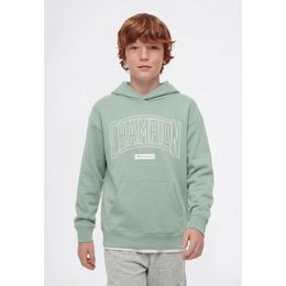Champion Jungen Kapuzensweatshirt "COLLEGE Terry Hoodie Large Logo"ige, Gr. S, Obermaterial: 82% Baumwolle, 18% Polyester, Sweatshirts, f&uuml;r Kinder,