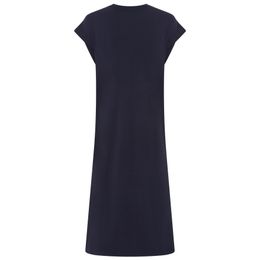 BOSS Orange Damen Jerseykleid "Edress Premium Damenmode"dunkelblau 408, Gr. S, unifarben, Jersey, Obermaterial: 55% Baumwolle, 37% Modal, 8%