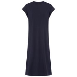 BOSS Orange Damen Jerseykleid "Edress Premium Damenmode"dunkelblau 408, Gr. XS, unifarben, Jersey, Obermaterial: 55% Baumwolle, 37% Modal, 8%